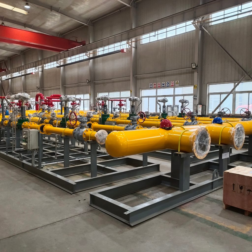 CNG Pressure Reducing and Metering Station