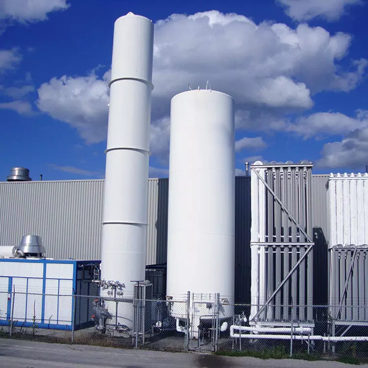 The application of liquid nitrogen storage tanks