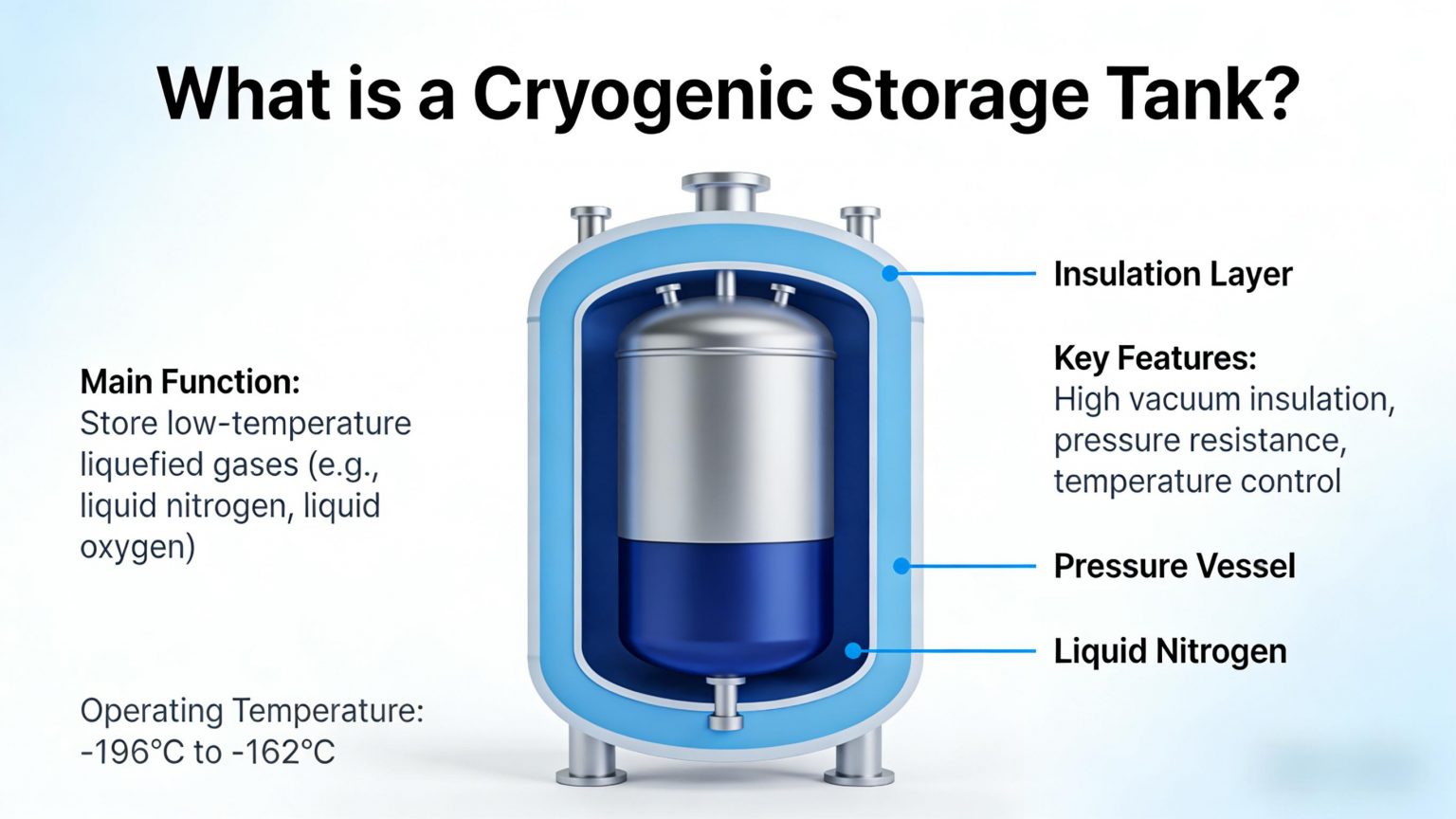 What is a cryogenic storage tank?