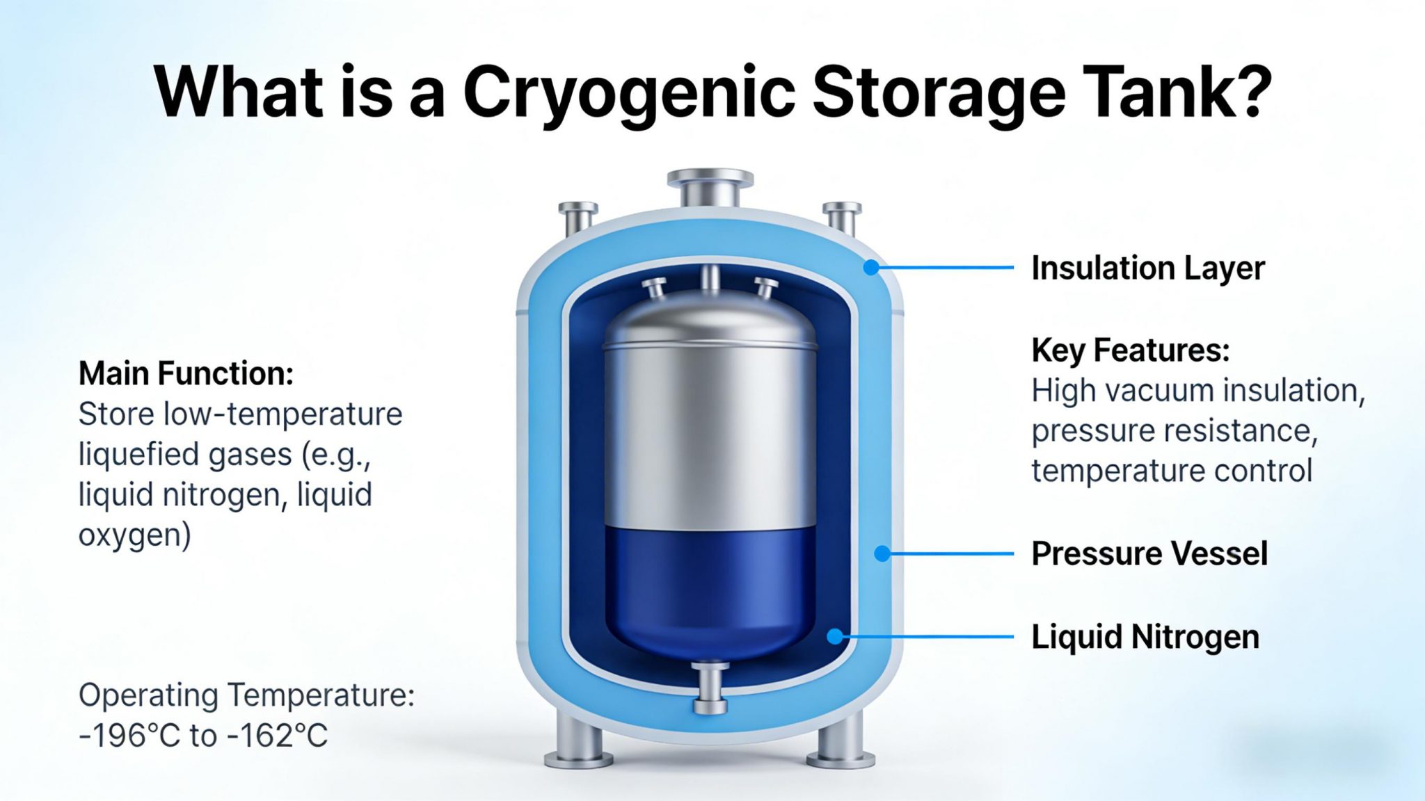 What is a cryogenic storage tank?